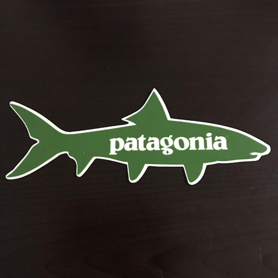 patagonia（パタゴニア） 【pa-9】patagonia ステッカー グリーン bone fish : M&EARTH ...