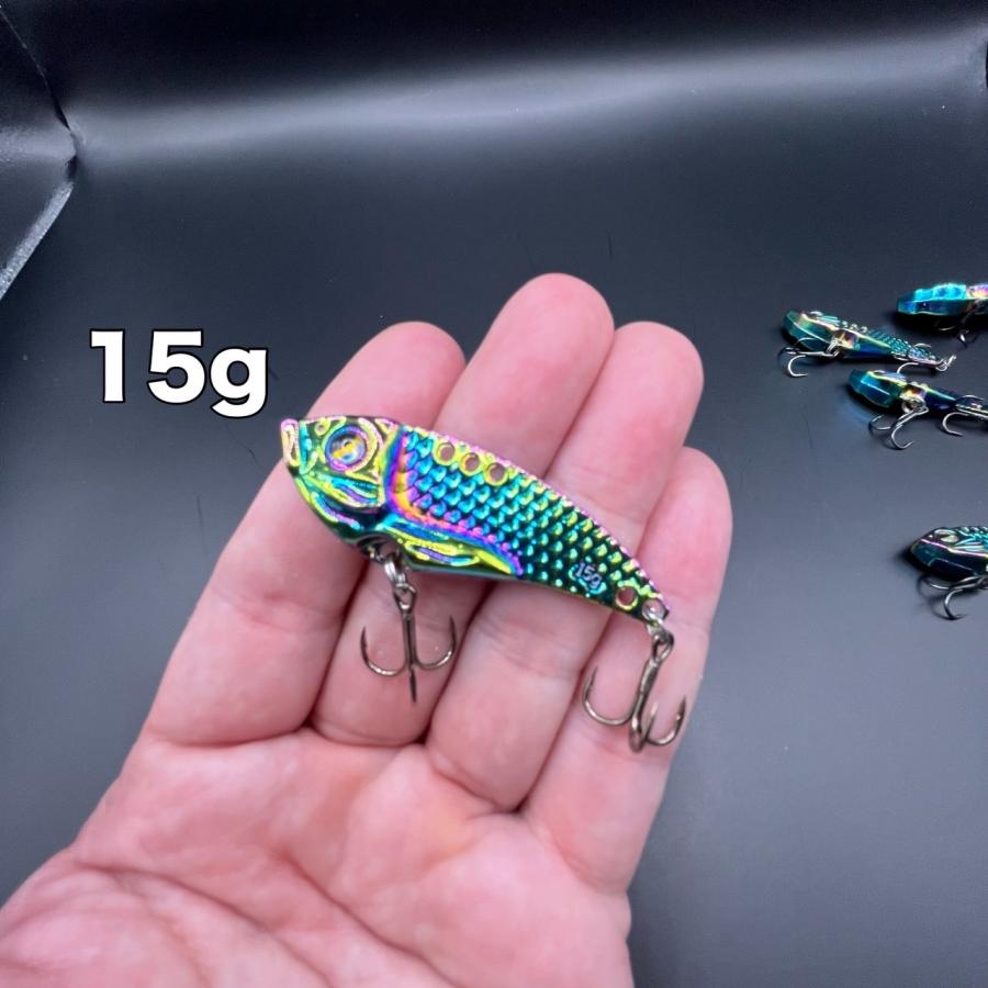 ルアー メタルバイブレーション 鉄板 バイブ 5個セット 15g 10g 7g ミックス 釣り シーバス クロダイ : t7 : m-family - 通販 - Yahoo!ショッピング