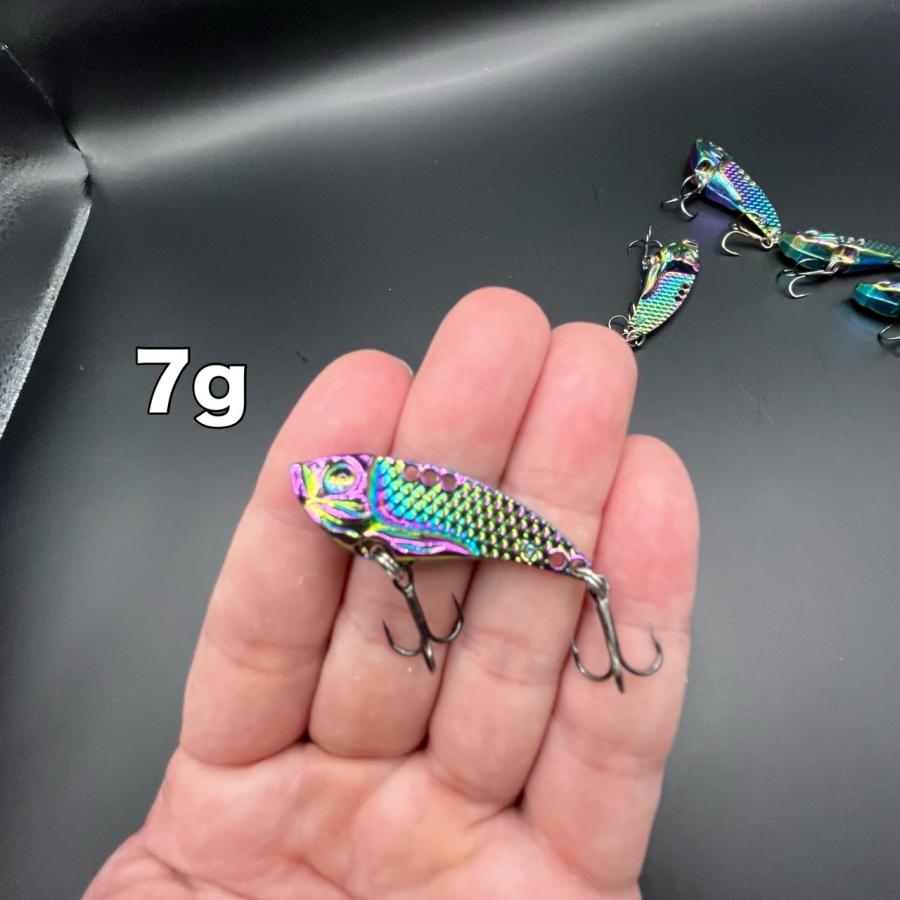 ルアー メタルバイブレーション 鉄板 バイブ 5個セット 15g 10g 7g ミックス 釣り シーバス クロダイ : t7 : m-family - 通販 - Yahoo!ショッピング