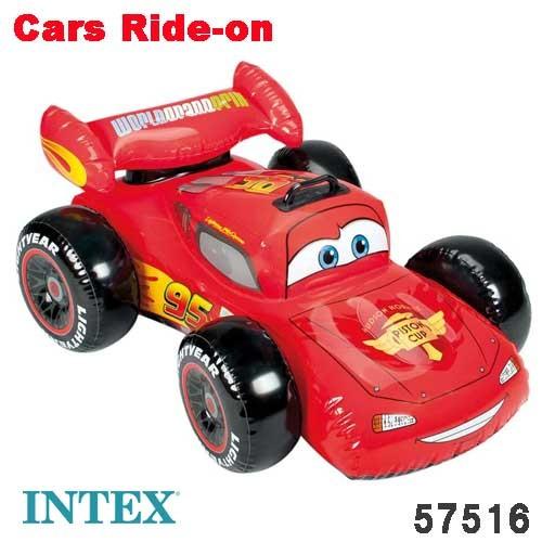 カーズ ライドオン ディズニー 浮き輪 フロート 109×84cm 57516 インテックス INTEX 日本正規品 :57516:スポーツ ...