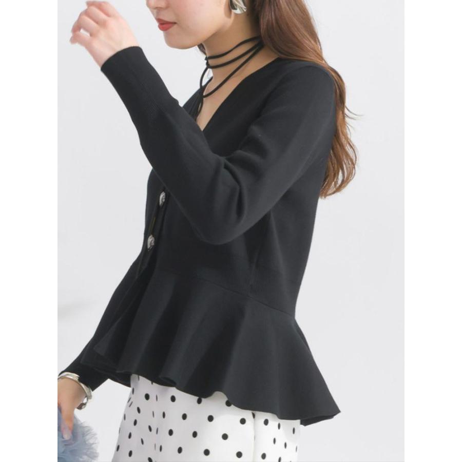 PICCIN PERLA ピッチンぺルラ 即日発送 ハートボタンペプラムカーディガン 904500 レディース カーディガン : M.i.e - 通販 - Yahoo!ショッピング