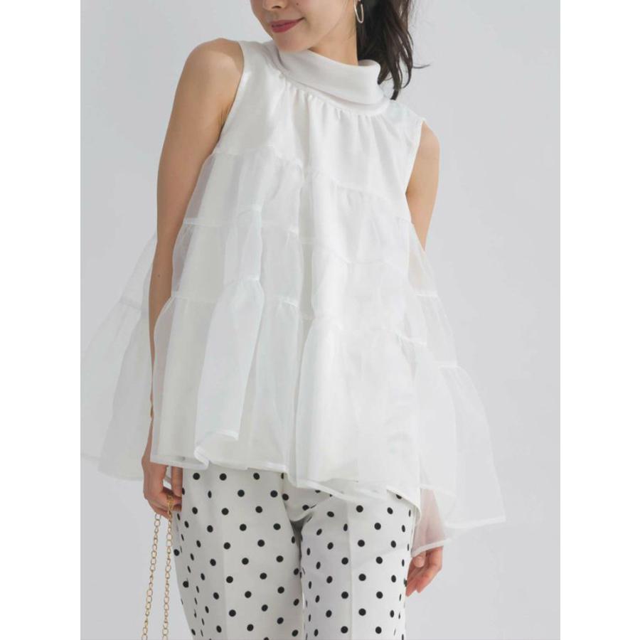 PICCIN PERLA 【限定SALE】PICCIN ピッチンぺルラ 即日発送 ティンカーブラウス 906190 ノースリーブ ブラウス レディース 上品 フェミニン : M.i.e ...