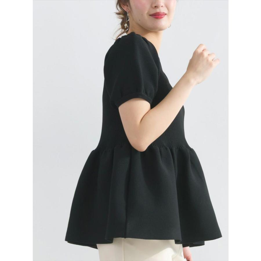 PICCIN PERLA ピッチンぺルラ 即日発送 パフスリーブペプラムニット 906500 半袖 Tシャツ レディース ペプラム 半袖ニット : M.i.e - 通販 - Yahoo!ショッピング