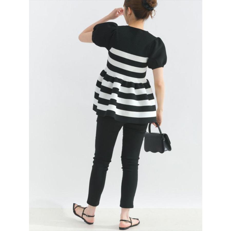 PICCIN PERLA ピッチンぺルラ 即日発送 パフスリーブペプラムニット 906500 半袖 Tシャツ レディース ペプラム 半袖ニット : M.i.e - 通販 - Yahoo!ショッピング