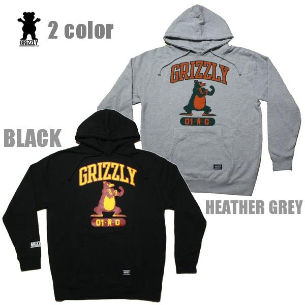 GRIZZLY（グリズリー） パーカー GRIZZLY Put Em Up Hoody vigr22fa117 ブラック 黒 グレー スケボー スケート : メリケンマーケット Street ...