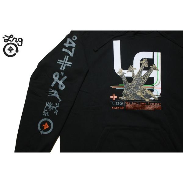 LRG パーカー HEAD IN THE GAME POH L3EEMLOXX ブラック 黒 エルアールジー フーディ スケーター ストリート ...