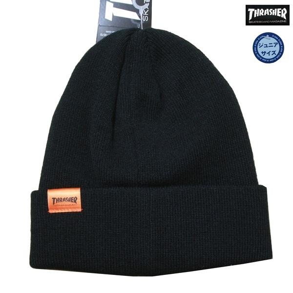 THRASHER ニットキャップ ジュニアサイズ 21TH-N74K スラッシャー キッズ ブラック ブラウン [メール便可] : メリケン ...