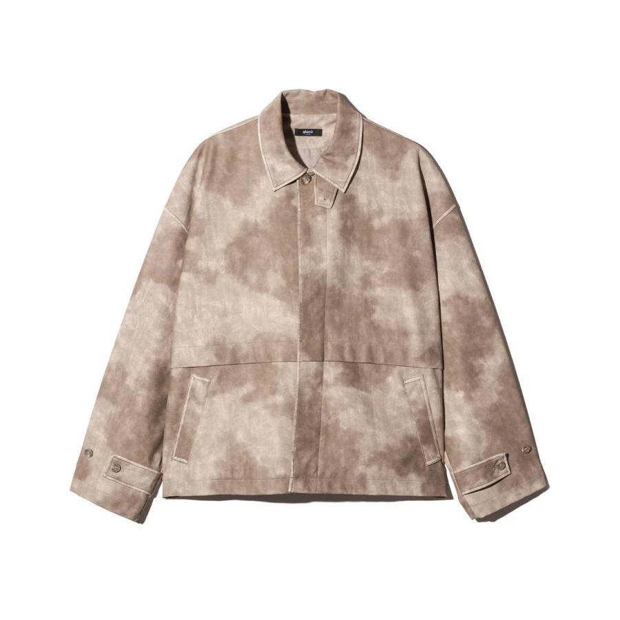 glamb 予約商品 グラム ブルゾン メンズ Oversize Synth Leather Blouson/オーバーサイズシンセレザーブルゾン ベージュ ブラック GB0126/JKT08 ...