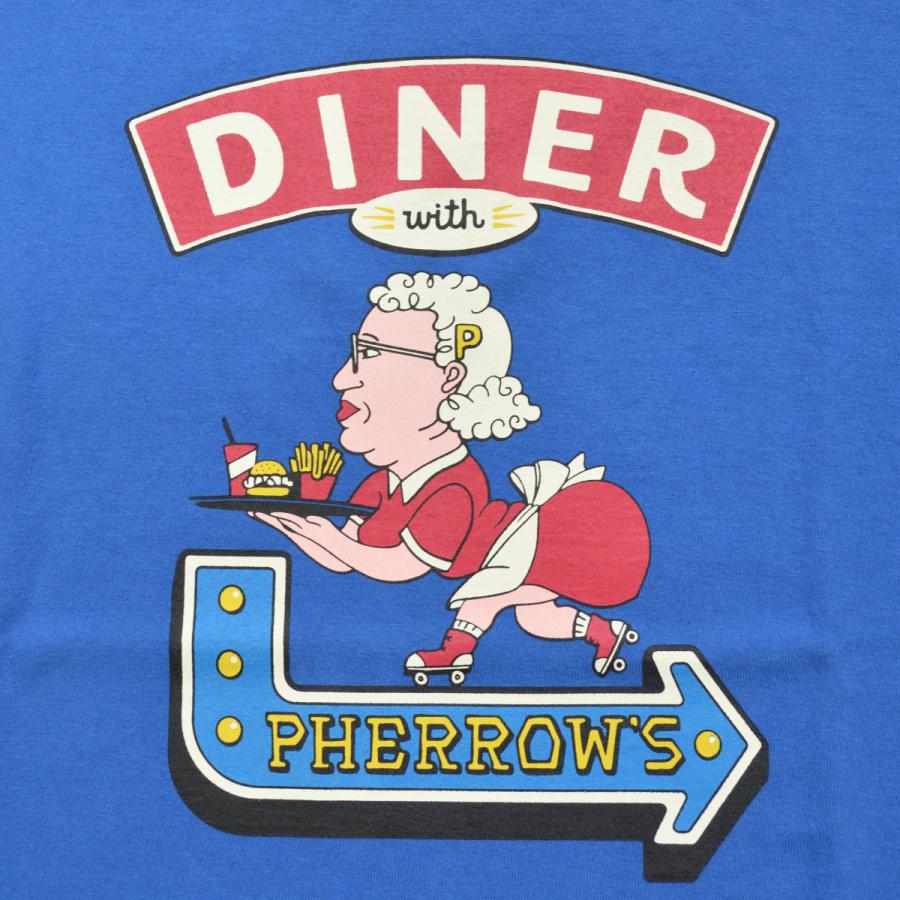 Pherrow's (フェローズ) 23S-PT9 Tシャツ DINER B.BLUE : メンズショップサトウ - 通販 - Yahoo!ショッピング