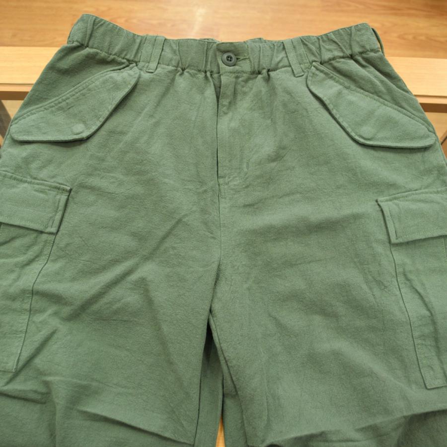 Audience (オーディエンス) 綿麻キャンバス M-65 US ARMY カーゴ イージーパンツ オリーブ : メンズショップサトウ - 通販 - Yahoo!ショッピング