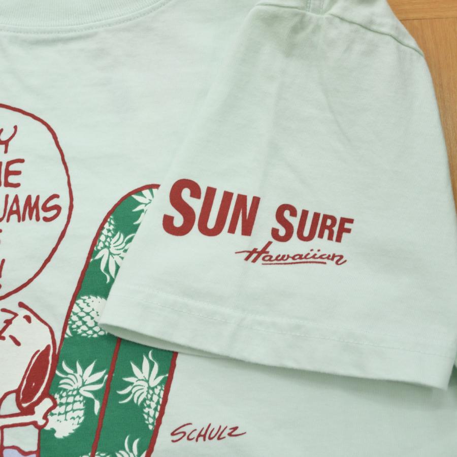 SUN SURF × PEANUTS (サンサーフ ピーナッツ) Tシャツ GREEN : メンズショップサトウ - 通販 - Yahoo!ショッピング