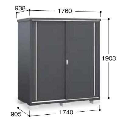 イナバ物置 イナバ物置 MJX-179EF フランネルグレー (大型商品にて発送不可のため、近畿圏のみの販売商品です。） : エムワンショップ - 通販 - Yahoo!ショッピング