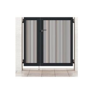 アルミ型材門扉 LIXIL 開き門扉AB TR2型 親子門柱セット 04・07-12 内開き : エムワンショップ - 通販 - Yahoo!ショッピング