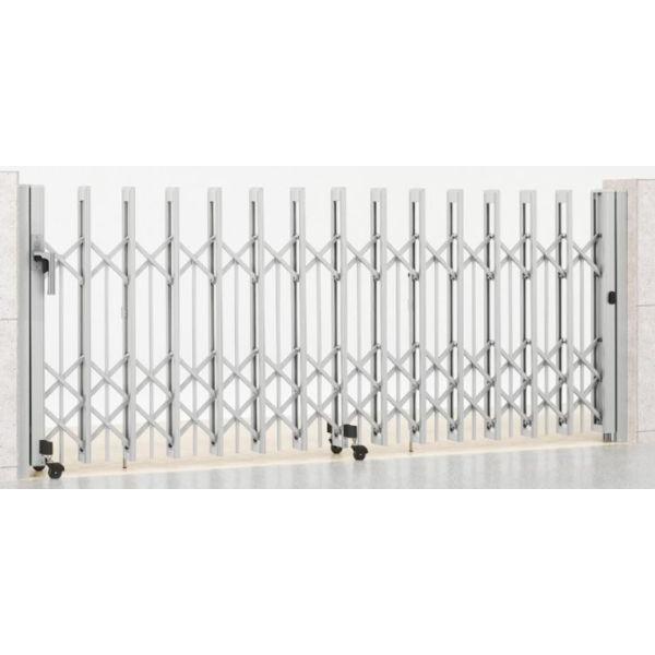 TOEX（東洋エクステリア）伸縮門扉 アルシャインIIPG型R Aタイプ ノンレールタイプ 430S H：1250 :toexarusyainpgr-a-430s-12:エムワンショップ ...