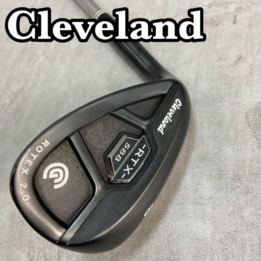 レフティー Cleveland クリーブランド RTX 588 ROTEX 2.0 メンズゴルフLW スチール 左利き用 WEDGE ウェッジ ...