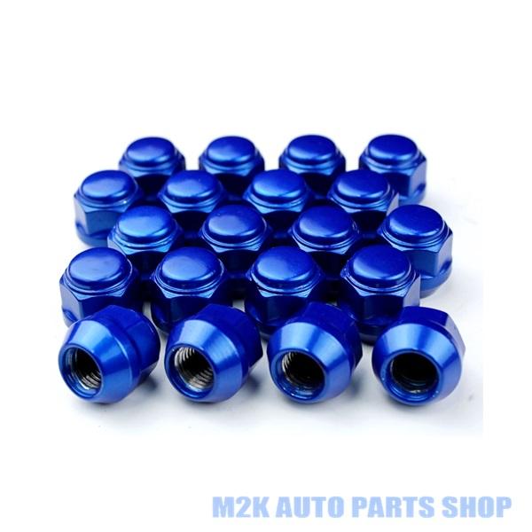 カラー ショートナット ホイールナット 20個 P1.5 19HEX ブルー 青 スチール 5穴 5H : M2K AUTO PARTS - 通販 - Yahoo!ショッピング