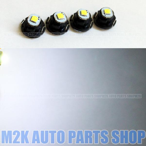 4個 LED T4.7 バルブ ドーム エアコン メーター スイッチ インジゲーター ポジション 照明 球 高輝度 ホワイト 白 : M2K AUTO PARTS - 通販 - Yahoo ...