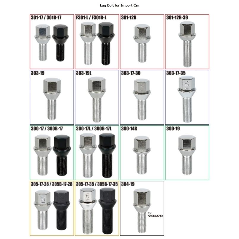 KYO-EI ホイールボルト キョーエイ 300-14R ラグボルト M14 P1.5 14Rテーパー 17HEX 首下長さ 28mm 全長49mm メッキ 1本 : M2K AUTO ...