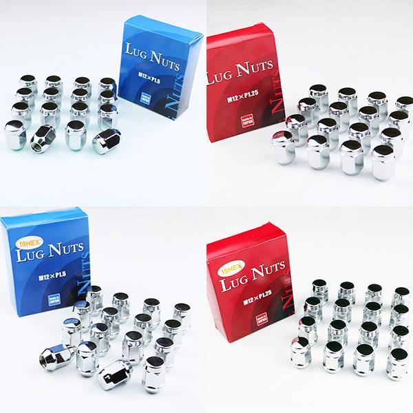 日本製 ホイールナット 16個 メッキナット P1.5 P1.25 19HEX 21HEX 袋ナット 国産 : M2K AUTO PARTS - 通販 - Yahoo!ショッピング