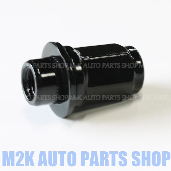 速達 ホイールナット 24個 平座ナット トヨタ 純正 ホイール 用 ストレートナット 47mm P1.5 21HEX ハイエース ブラックナット :MK-ETC-21HEXP15 ...