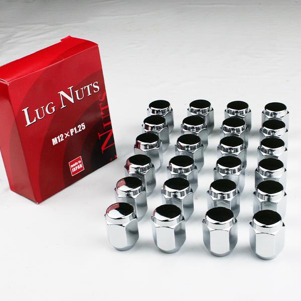 速達 日本製 ホイールナット 24個 メッキナット P1.5 P1.25 19HEX 21HEX 袋ナット 国産 :MK-ETC-24PALL-JP-NL:M2K AUTO PARTS ...