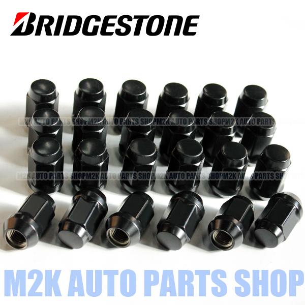 BRIDGESTONE ブリヂストン ホイールナット 24個 ブラックナット 19HEX 21HEX P1.5 P1.25 BS : M2K AUTO PARTS - 通販 - Yahoo ...