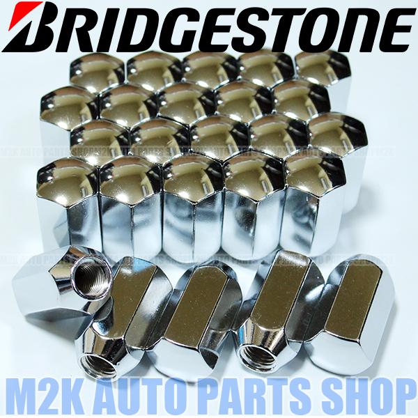 BRIDGESTONE 速達 ブリヂストン ホイールナット 24個 42mm メッキ ロングナット 21HEX P1.5 P1.25 ハイエース ランクル キャラバン : M2K AUTO ...