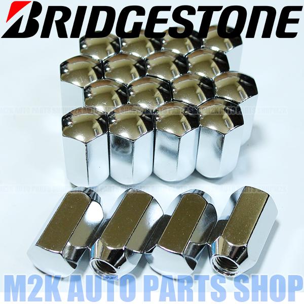 BRIDGESTONE ブリヂストン ホイールナット 20個 50mm メッキ ロングナット 21HEX P1.5 P1.25 レヴォーグ レガシィ セレナ ヴェゼル : M2K AUTO ...