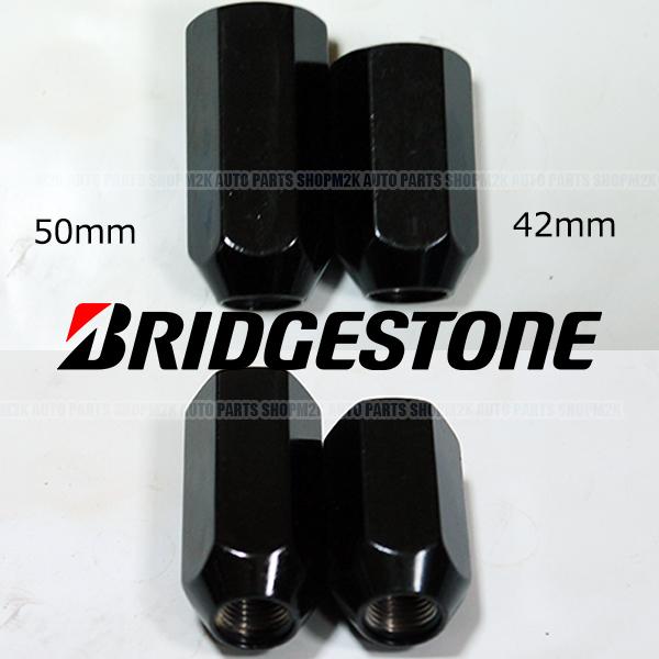 BRIDGESTONE 速達 ブリヂストン ホイールナット 24個 50mm メッキ ロングナット 21HEX P1.5 P1.25 ハイエース ランクル キャラバン : M2K AUTO ...