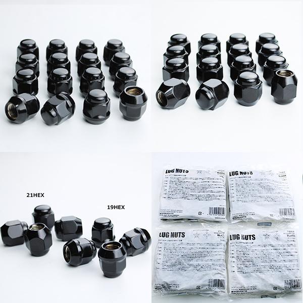 BRIDGESTONE ブリヂストン ホイールナット 16個 日本製 ブラック ショートナット P1.25 P1.5 19HEX 21HEX BS : M2K AUTO PARTS - 通販 ...