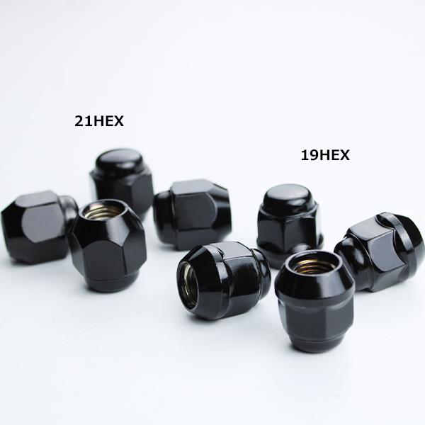 BRIDGESTONE ブリヂストン ホイールナット 16個 日本製 ブラック ショートナット P1.25 P1.5 19HEX 21HEX BS : M2K AUTO PARTS - 通販 ...