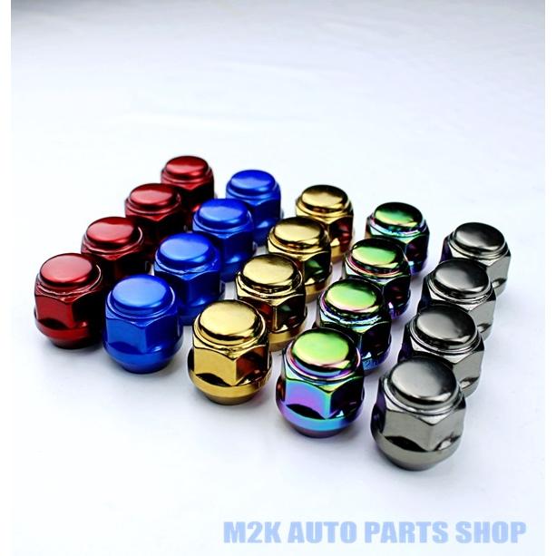 ホイールナット 16個 12R 球面座 ショートナット ホンダ純正 用 カラー P1.5 19HEX 5色 スチール : M2K AUTO PARTS - 通販 - Yahoo!ショッピング