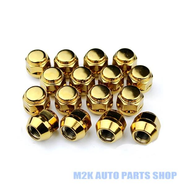 ホイールナット 16個 ショートナット カラー P1.5 P1.25 19HEX 5色 スチール : M2K AUTO PARTS - 通販 - Yahoo!ショッピング