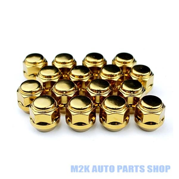 ホイールナット 16個 ショートナット カラー P1.5 P1.25 19HEX 5色 スチール : M2K AUTO PARTS - 通販 - Yahoo!ショッピング