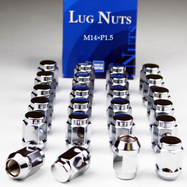 M14 国産 ホイールナット ツバ付き メッキナット 24個 P1.5 21HEX 日本製 LS ランクル グランエース 新型 ヴェルファイア : M2K AUTO PARTS - 通販 ...