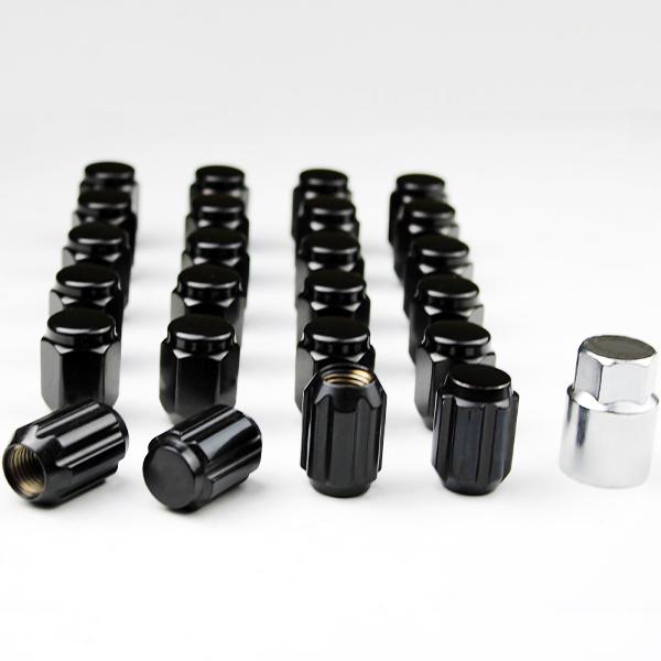 M14 国産 ロックナット 汎用 ホイールナット ブラックナット 24個 P1.5 21HEX 日本製 LS LC 新型 アルファード ヴェルファイア : M2K AUTO PARTS ...