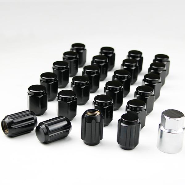 M14 国産 ロックナット 汎用 ホイールナット ブラックナット 24個 P1.5 21HEX 日本製 LS LC 新型 アルファード ヴェルファイア : M2K AUTO PARTS ...