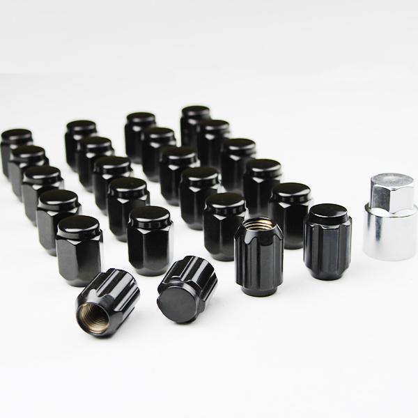 M14 国産 ロックナット 汎用 ホイールナット ブラックナット 24個 P1.5 21HEX 日本製 LS LC 新型 アルファード ヴェルファイア : M2K AUTO PARTS ...