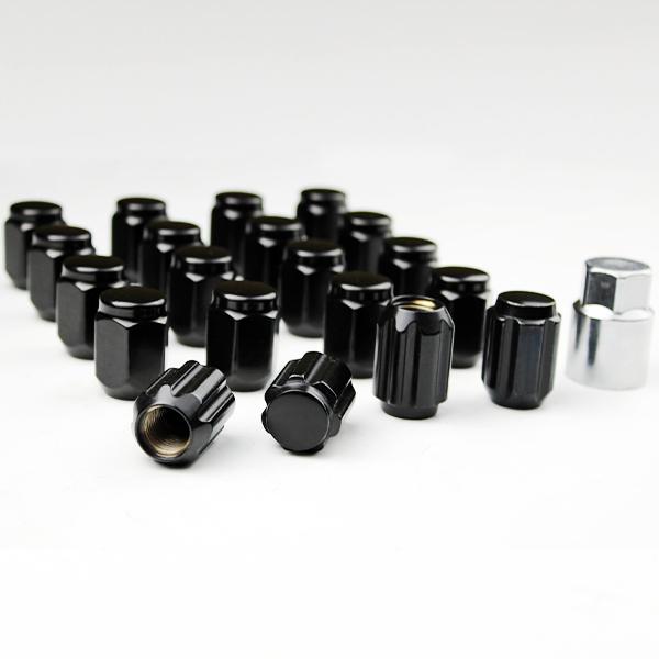 M14 国産 ロックナット 汎用 ホイールナット ブラックナット 24個 P1.5 21HEX 日本製 LS LC 新型 アルファード ヴェルファイア : M2K AUTO PARTS ...