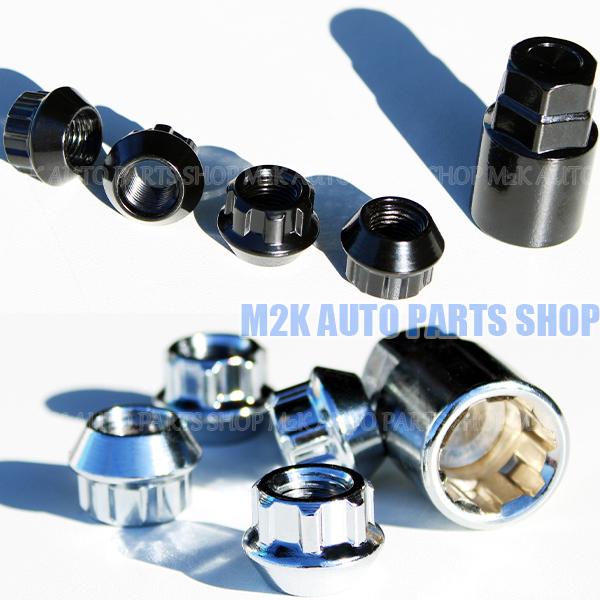 ロックナット 16mm 4個 ショートナット M12 P1.5 P1.25 ソケット ホイールナット 19HEX 21HEX メッキナット ブラック : M2K AUTO PARTS - 通販 ...