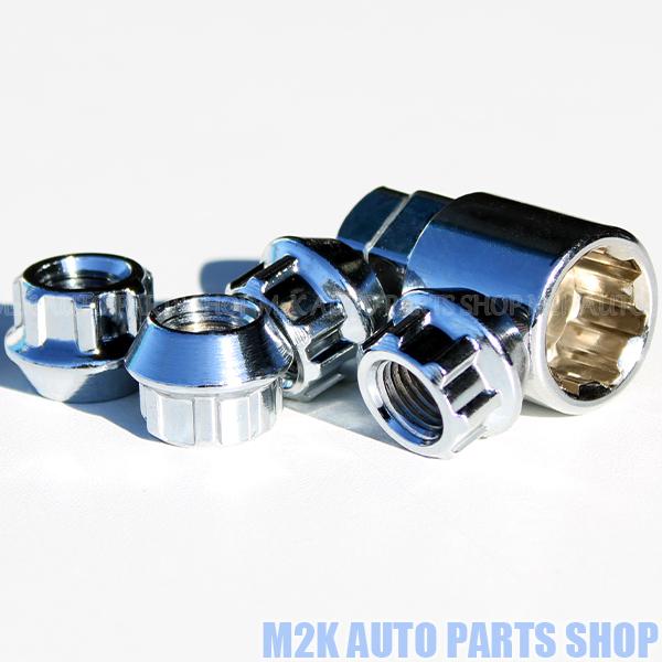ロックナット 16mm 4個 ショートナット M12 P1.5 P1.25 ソケット ホイールナット 19HEX 21HEX メッキナット ブラック : M2K AUTO PARTS - 通販 ...