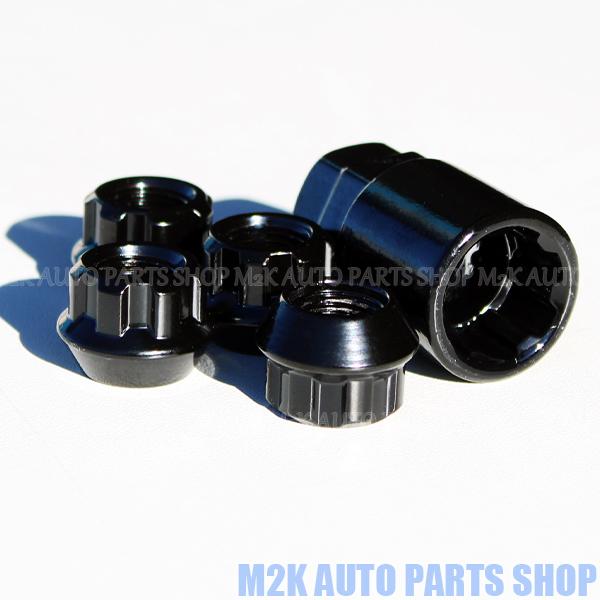 ロックナット 16mm 4個 ショートナット M12 P1.5 P1.25 ソケット ホイールナット 19HEX 21HEX メッキナット ブラック : M2K AUTO PARTS - 通販 ...