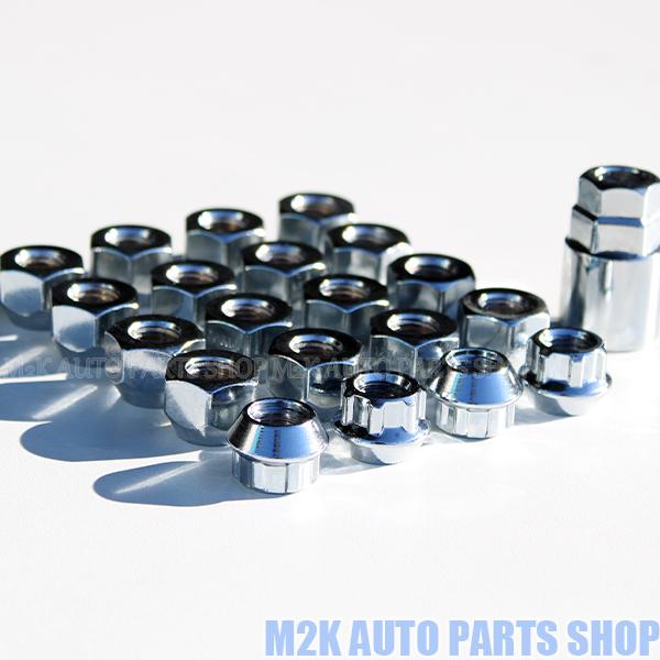ロックナット 16mm 24個 P1.5 貫通 ショートナット ホイールナット メッキナット 21HEX M12 : M2K AUTO PARTS - 通販 - Yahoo!ショッピング