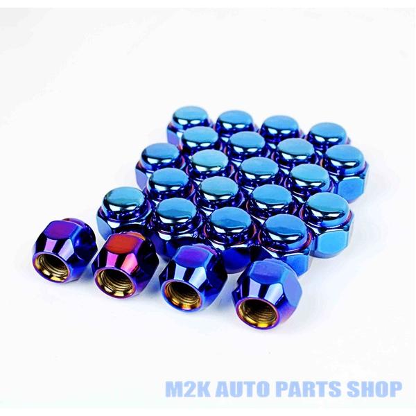 ホイールナット 24個 カラー ショートナット チタンブルー メッキ P1.5 21HEX 青 サファイア ブルー アルファナット : M2K AUTO PARTS - 通販 - Yahoo ...