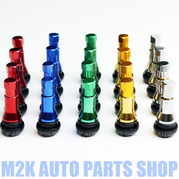 Ocean Pacific 国産 TR-413 エアーバルブ 4個 スリーブ フルカバー エアバルブ クランプイン jdm レッド ブルー グリーン ゴールド シルバー TR-413FC-PA ...