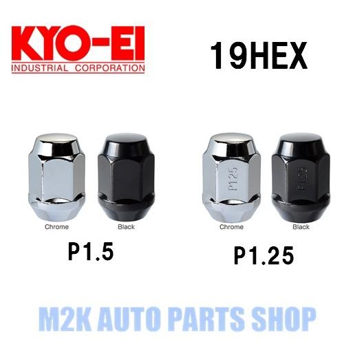 KYO-EI ホイールナット LugNuts メッキ 16個 M12 P1.5 P1.25 19HEX :MK-KYOEI-LUGNUTS16-19H:M2K AUTO PARTS - 通販 ...