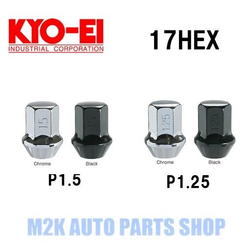 KYO-EI ホイールナット ラグナット ブラック 24個 M12 P1.5 P1.25 17HEX : M2K AUTO PARTS - 通販 - Yahoo!ショッピング