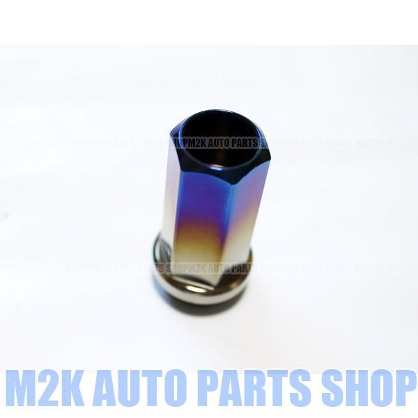 チタン ホイールナット レーシング 24個 P1.5 貫通 ナット ロング 17hex レインボー 焼色 ハイエース : M2K AUTO PARTS - 通販 - Yahoo!ショッピング