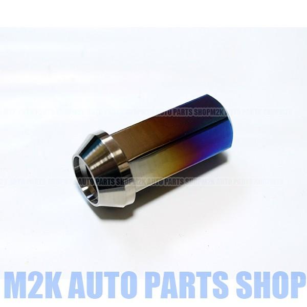チタン ホイールナット レーシング 24個 P1.5 貫通 ナット ロング 17hex レインボー 焼色 ハイエース : M2K AUTO PARTS - 通販 - Yahoo!ショッピング