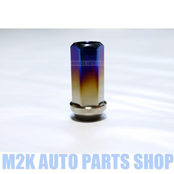 チタン ホイールナット レーシング 4個 P1.5 貫通 ナット ロング 17hex レインボー 焼色 :MK-SST-44mmtitanium-4P:M2K AUTO PARTS - 通販 ...